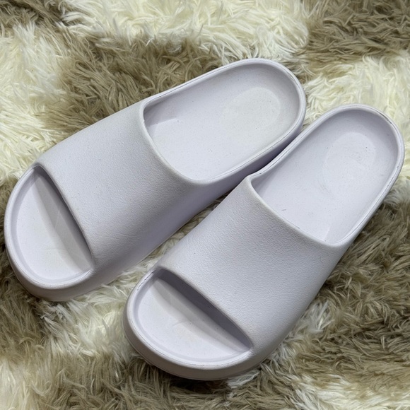 wild fable | Shoes | Target Wild Fable White Slide Sandals | Poshmark